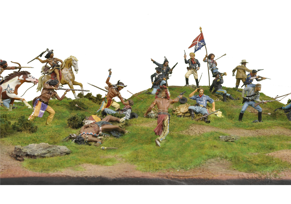 Custer s Last Stand DIORAMA BH1 1 1 32 Black Hawk Toy Soldier
